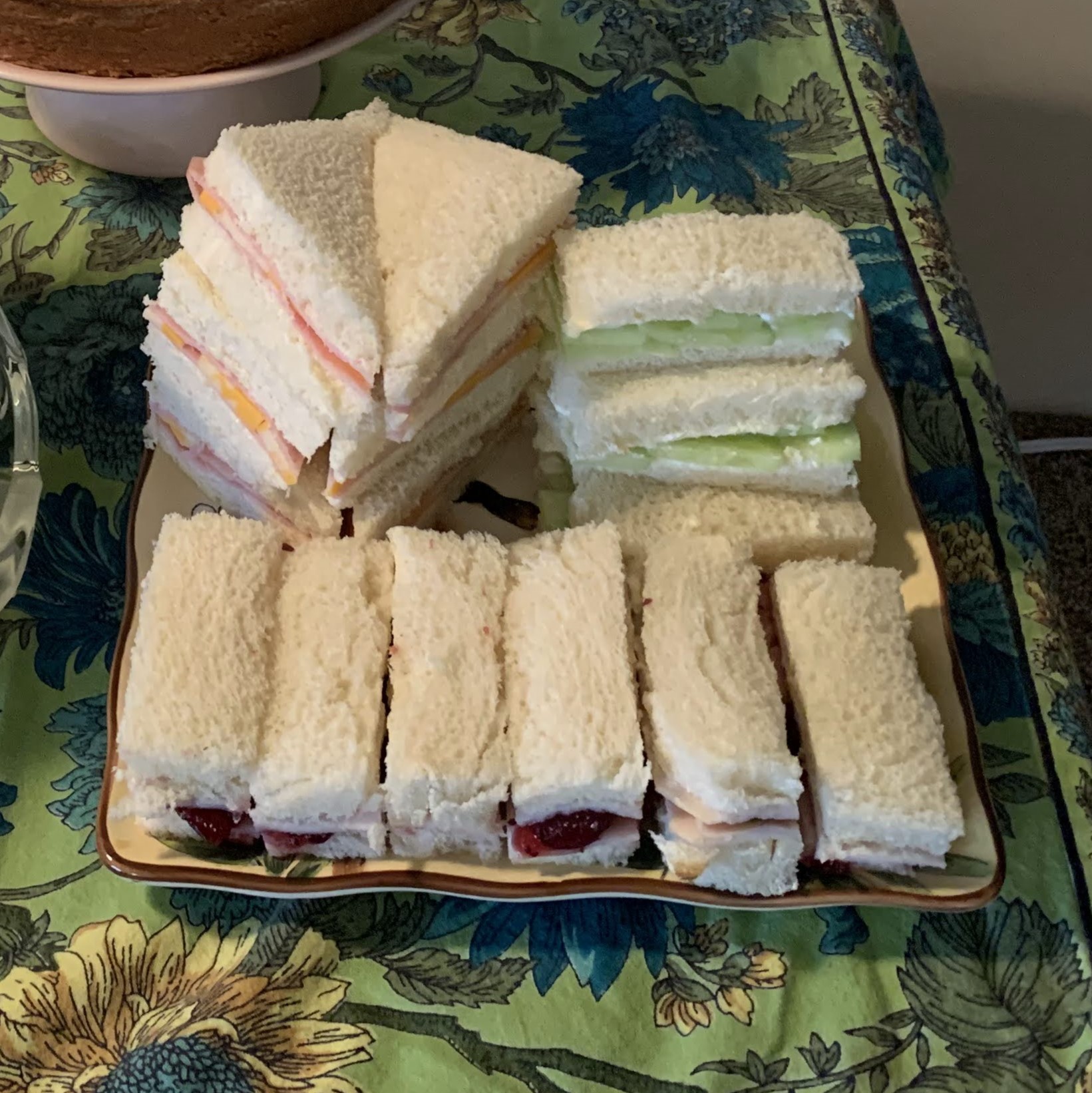 The Menu – Tea Sandwiches – Kailey's Corner